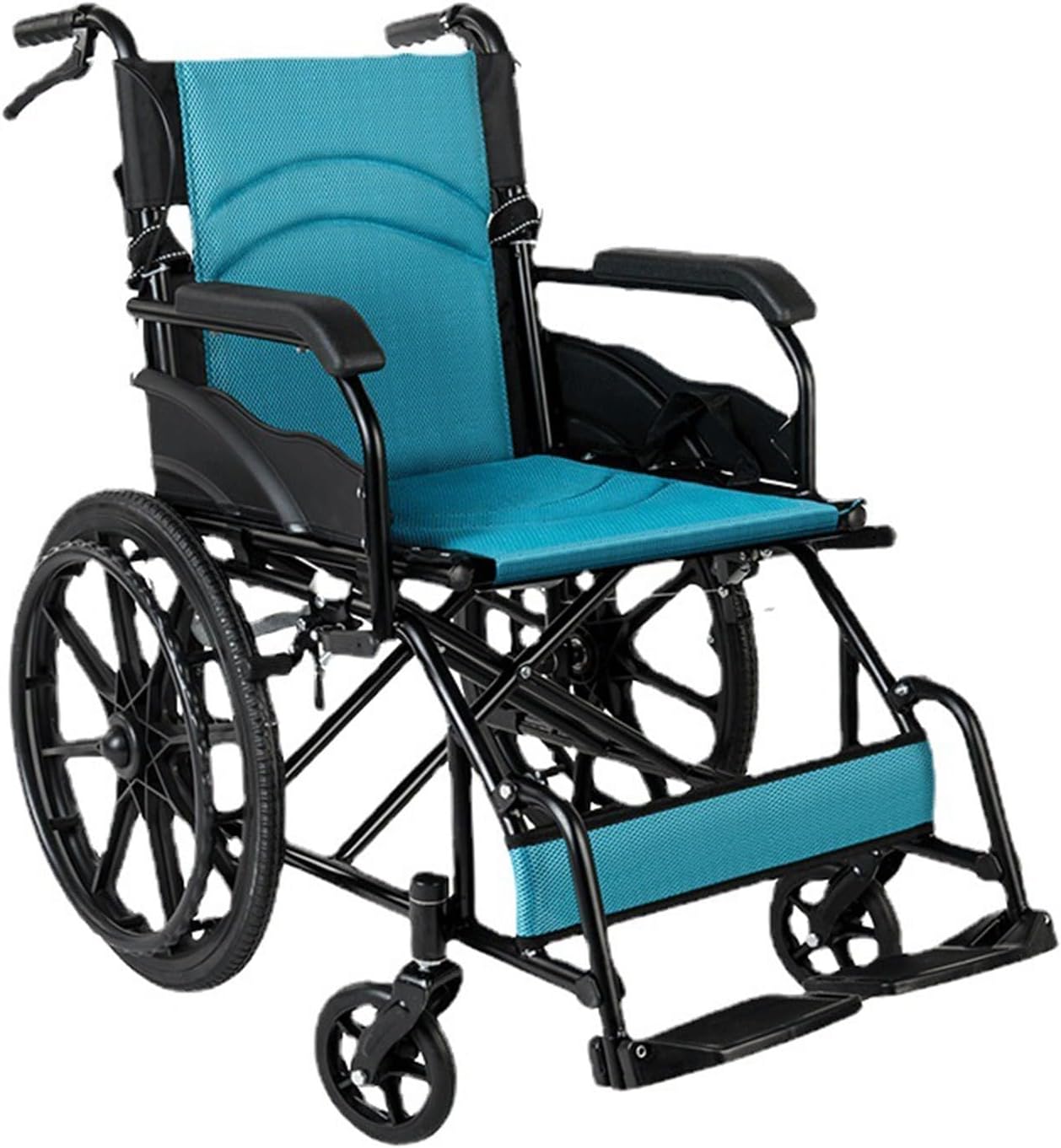 Folding Wheelchair,Lightweight Folding Wheelchair Elderly Folding Hand ...