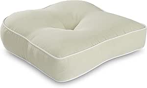Amazon.com : Tempo Home Elite TerraSol Tufted Outdoor Chair Cushion, Taupe : Patio, Lawn & Garden