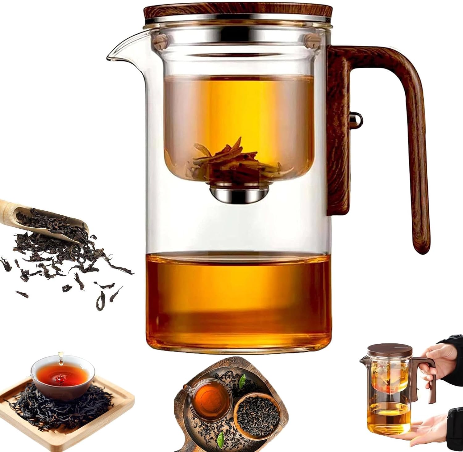 Amazon.com | Tea Harmony Pot, Magic Teapot, Water Separation Glass ...