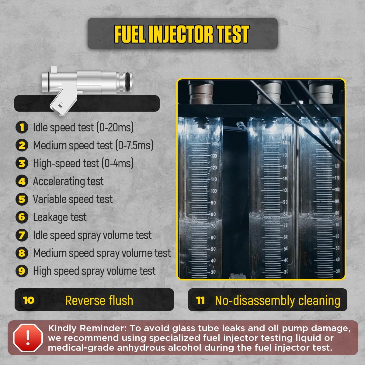 Snapklik.com : CMTOOL Fuel Injector Cleaner Machine, Ultrasonic ...