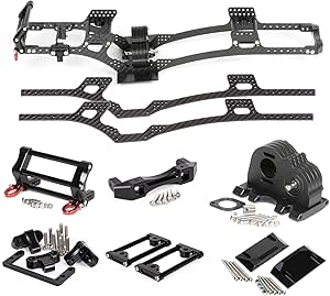 Amazon.com: Carbon Fiber LCG Chassis Kit, RC Frame Chassis Kit for 1/10 ...