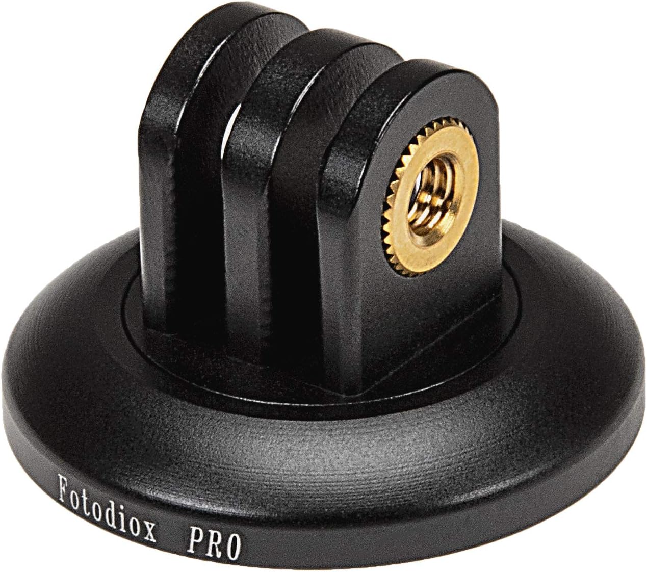 Fotodiox Pro GoTough Tripod Adapter II - Black Aluminum Mount for GoPro ...