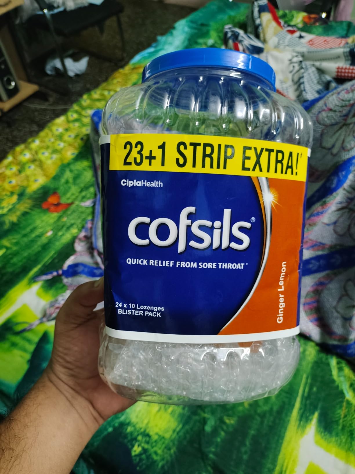 Cipla Cofsils Lozenges (100 Count) | Fresh Mint Flavour | Quick Relief ...