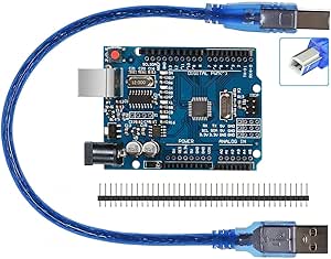 Amazon.com: WWZMDiB UNO R3 Board Compatible with Arduino IDE with USB ...