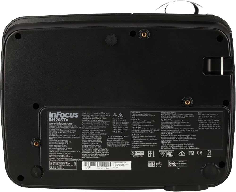 InFocus IN126STa WXGA Short Throw Projector, 3300 Portugal | Ubuy