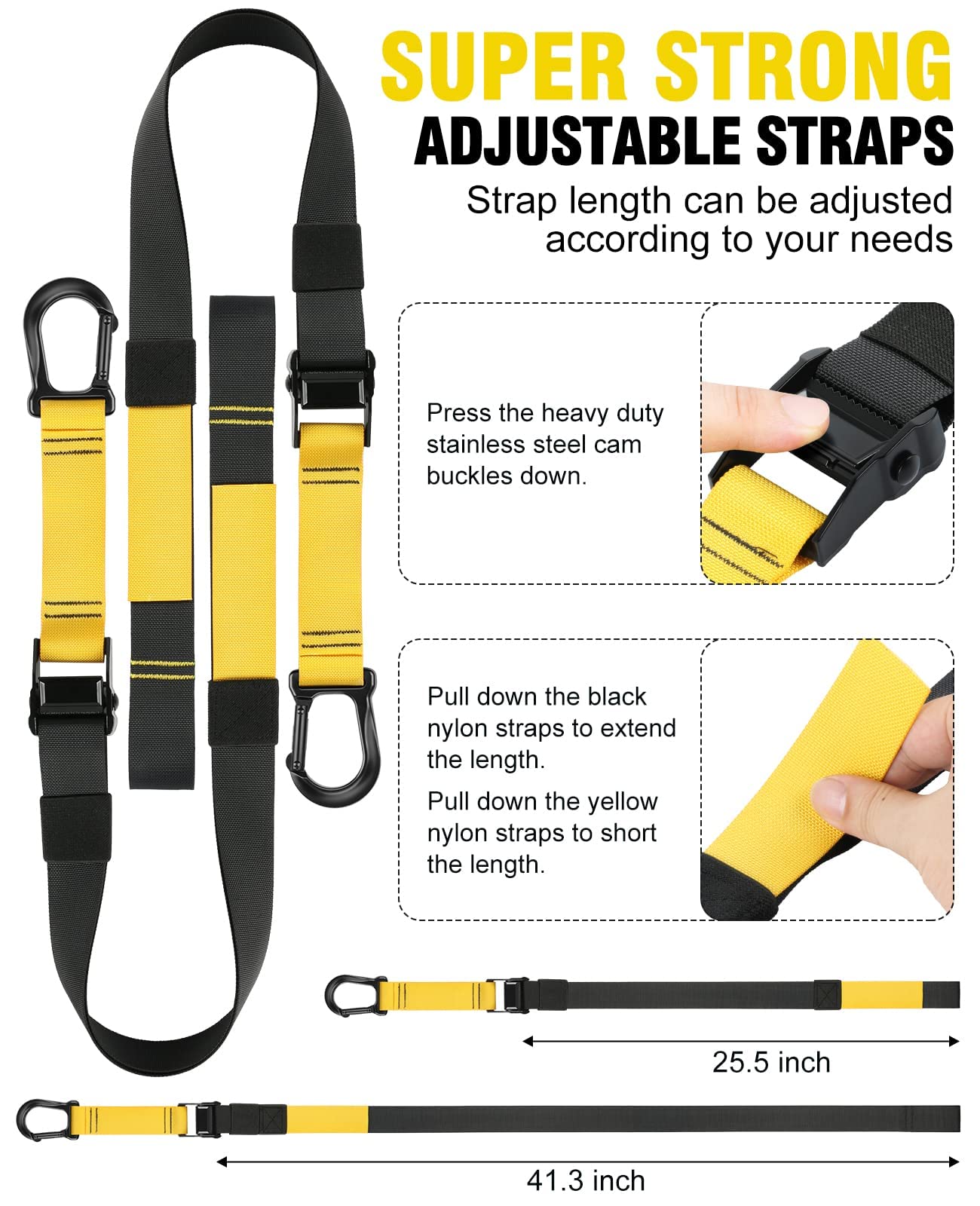Home Resistance Training Kit, Resistance Trainer Fitness Straps for ...