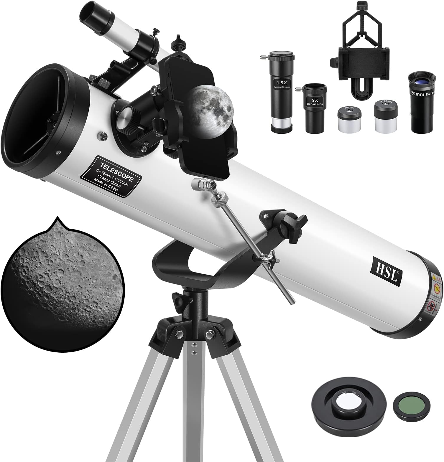 Amazon.com : SpectrumOI Telescope for Adults and Kids, 130m (5.12 ...