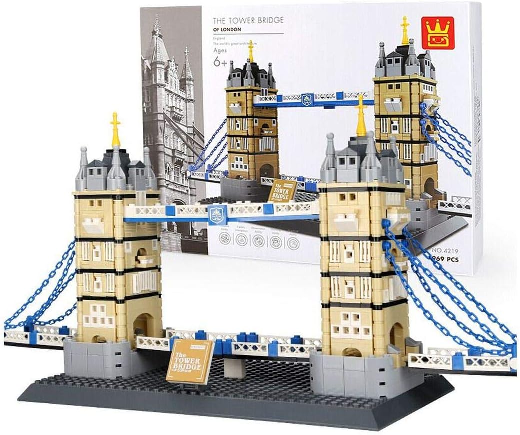 WANGE Tower Bridge of London. Architecture building bricks set. – TopToy