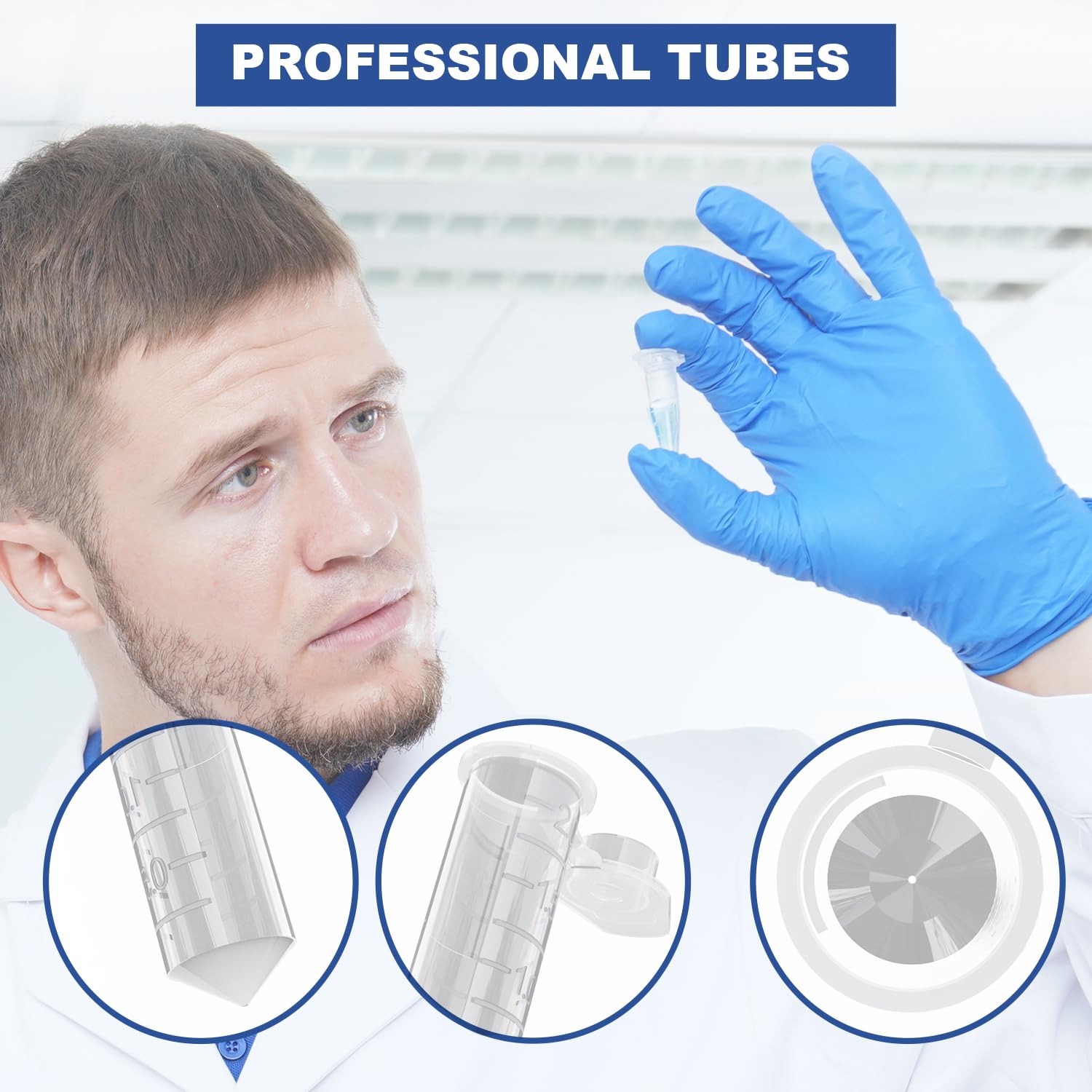 Snapklik.com : ONiLAB 500Pcs 2ml Polypropylene Graduated ...