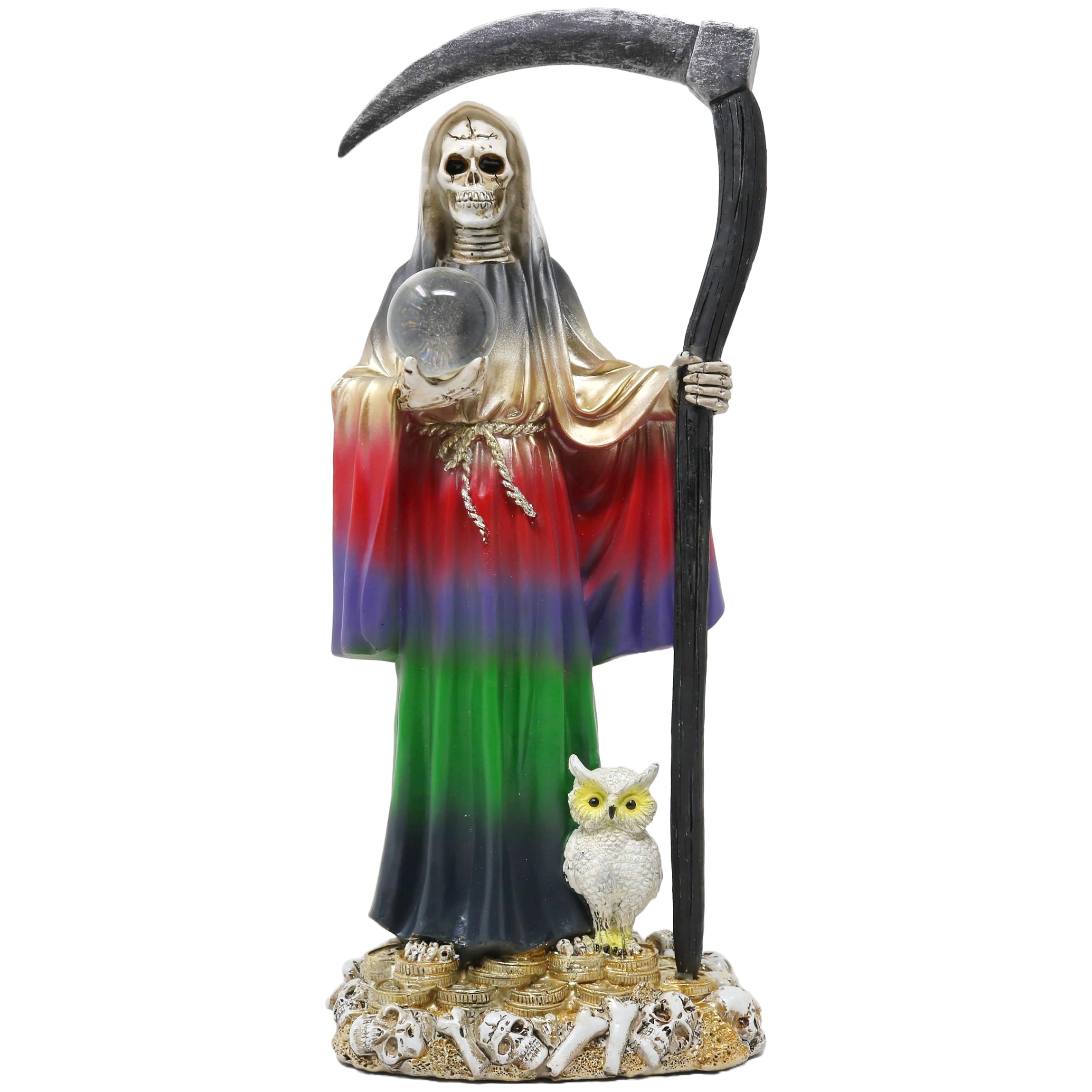 Muerte De Calavera De La Parca Santa Muerte 11" Santa Muerte Parca