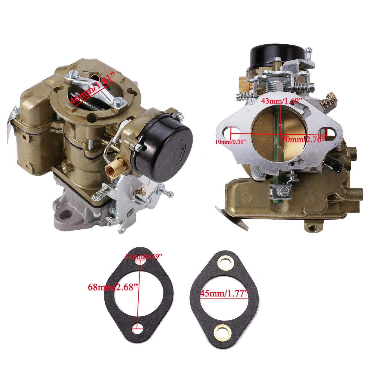 Snapklik.com : Partol YF Carburetor Carter Carb For Ford 240-250-300 YF ...