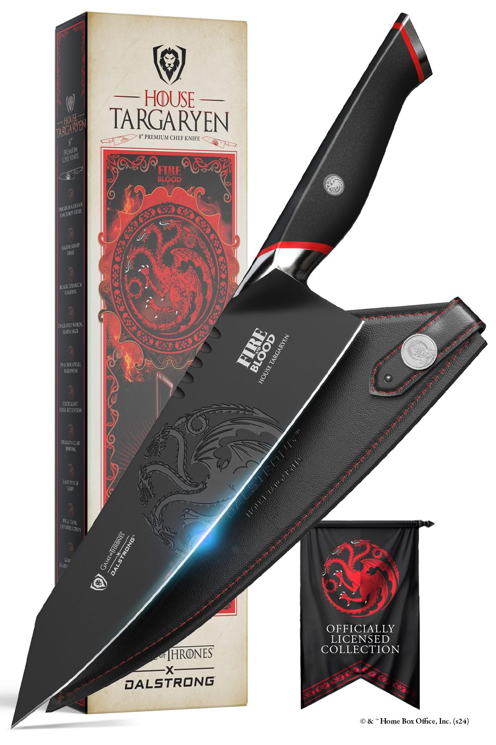 Snapklik.com : 8 Inch Chef Knife- Game Of Thrones Knife - House ...