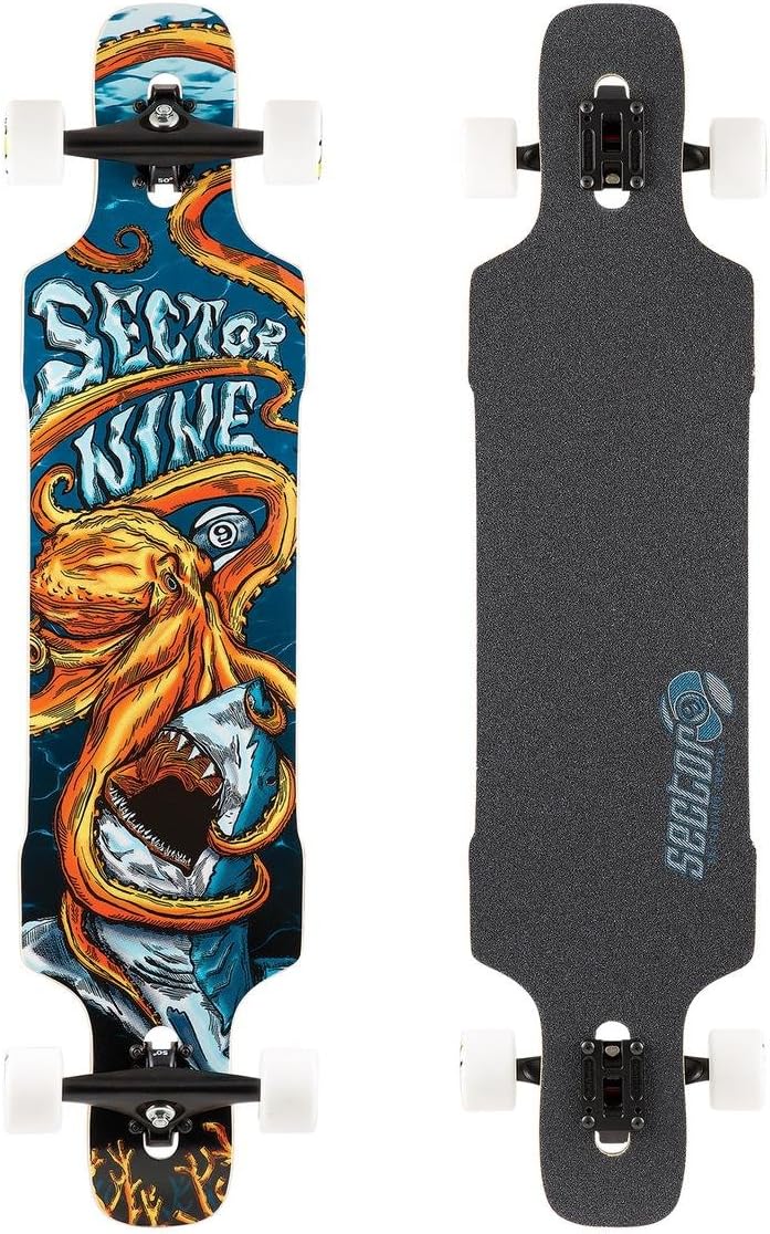 Amazon.com : Sector 9 Dropper Complete Skateboard, Orange : Sports ...