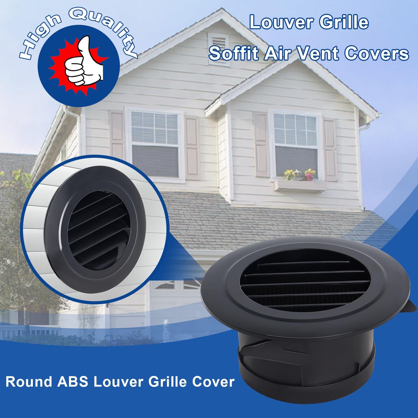 Snapklik.com : Wadoy 4 Inch Soffit Vent For Exhaust Fan