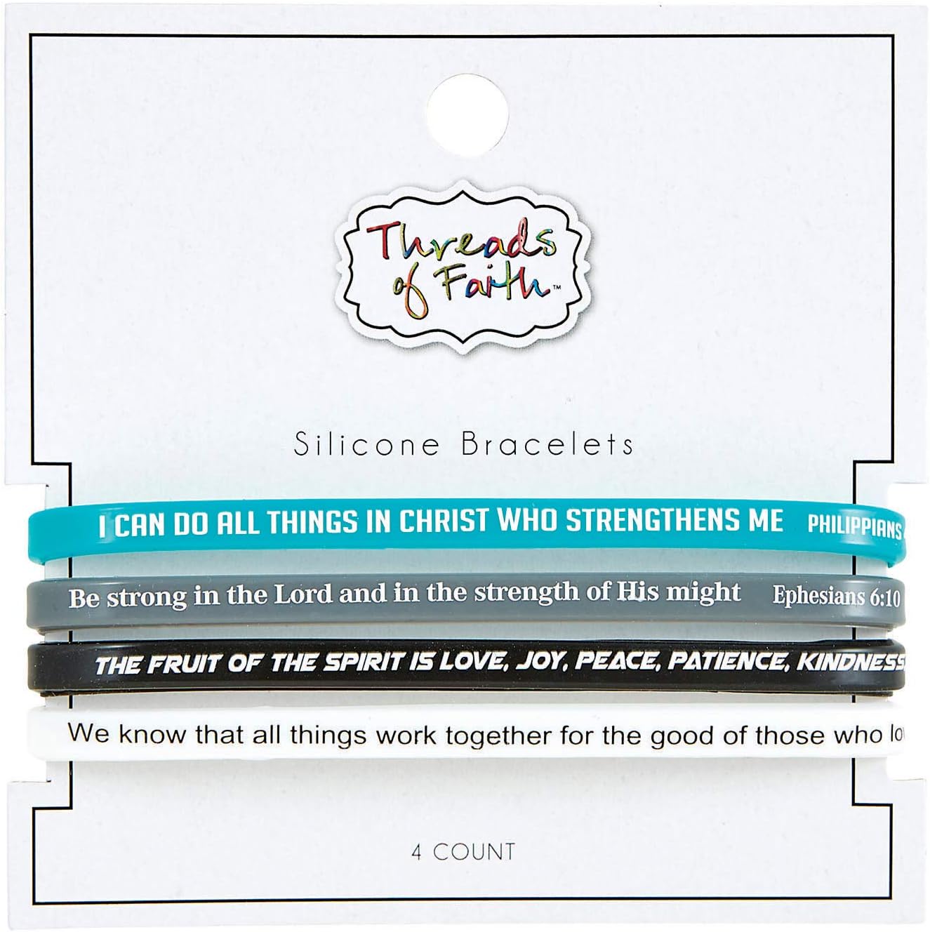 Amazon.com: Creative Brands Faithworks - Threads of Faith Silicone ...