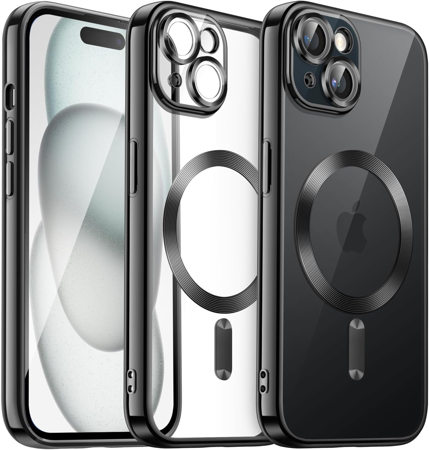 Amazon.com: JETech Soft Clear Case for iPhone 15 Plus 6.7-Inch, Camera ...