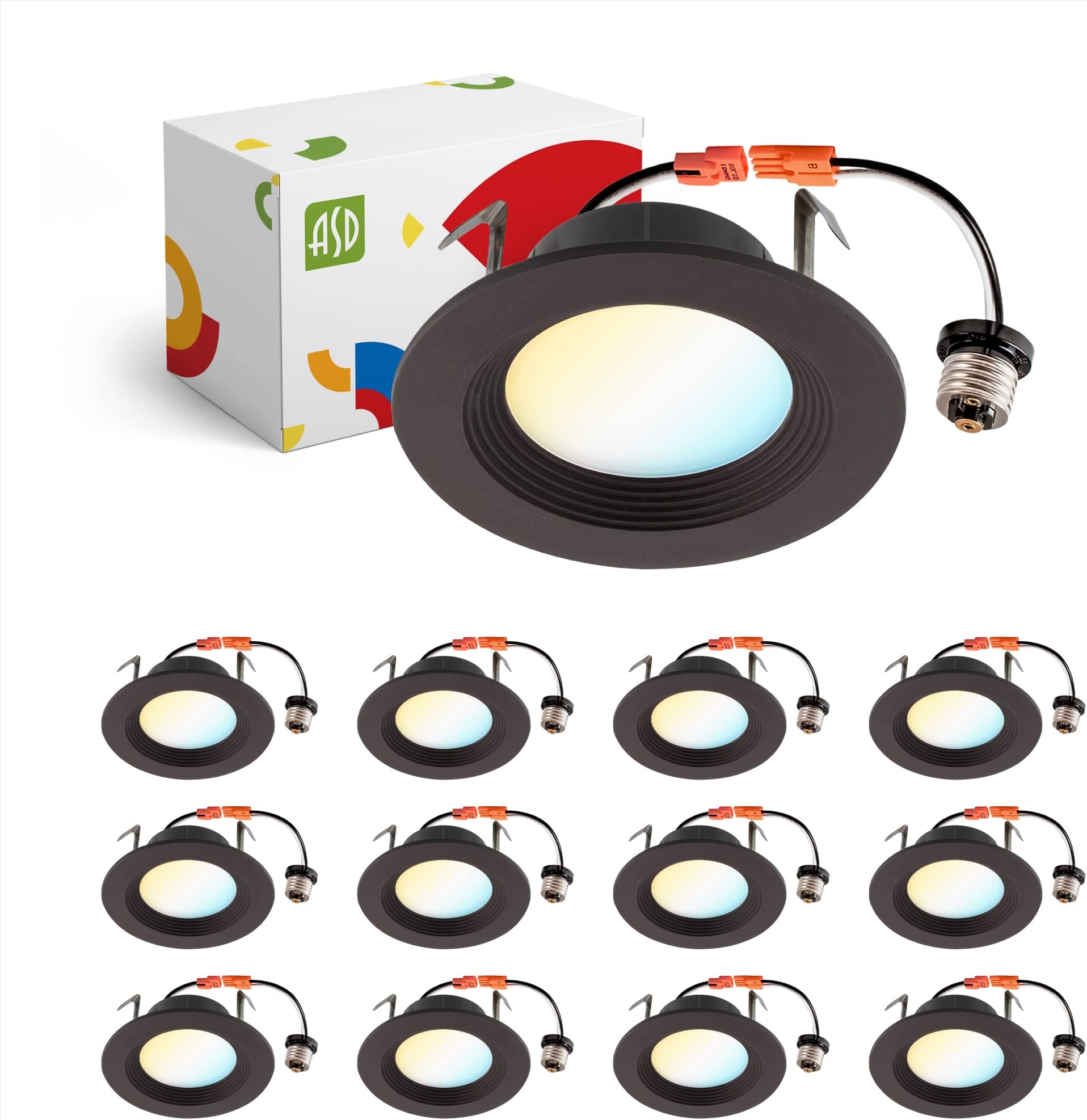 ASD Retrofit LED Recessed Lighting 4 Inch | 9W 700 Lm Wet Rated ...