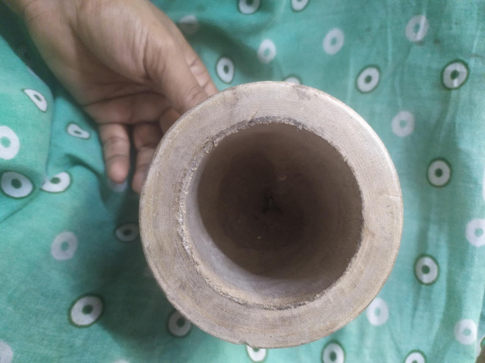 Buy VRCT Wooden Okhali and Musal (Brown,Big Size - 9 x 9 x 12 cm ...