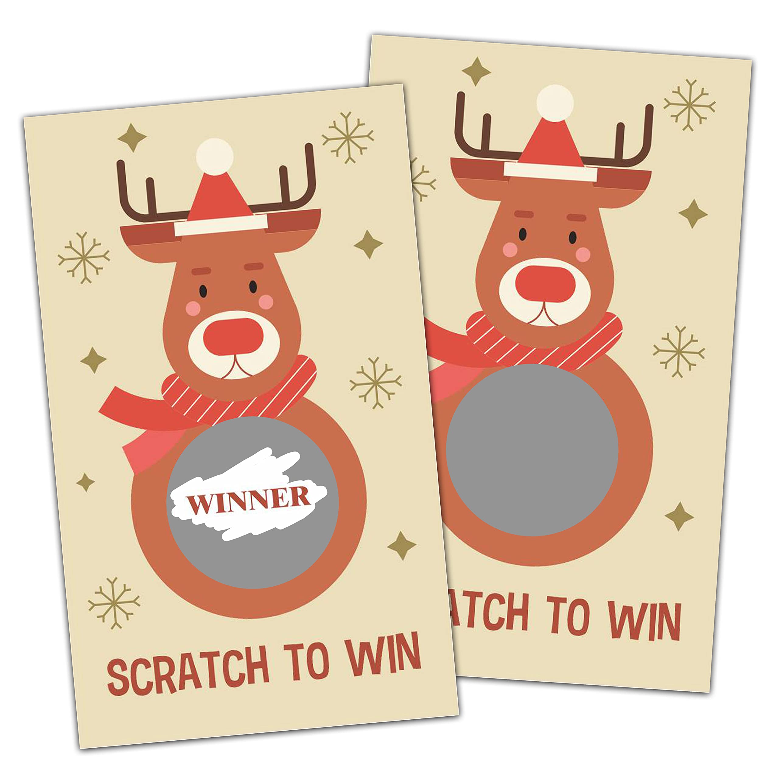 Amazon.com: Christmas Scratch Off Game Cards, Scratch Off Stickers ...