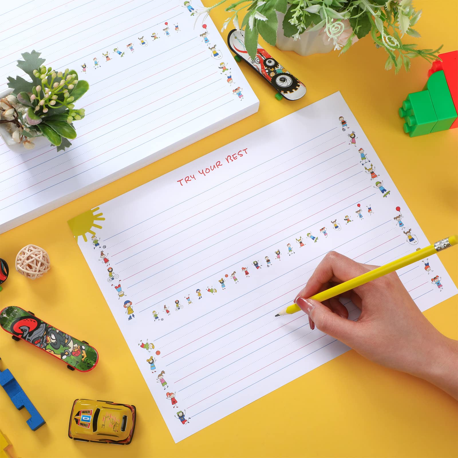 Papel Para Escribir De Primer Grado