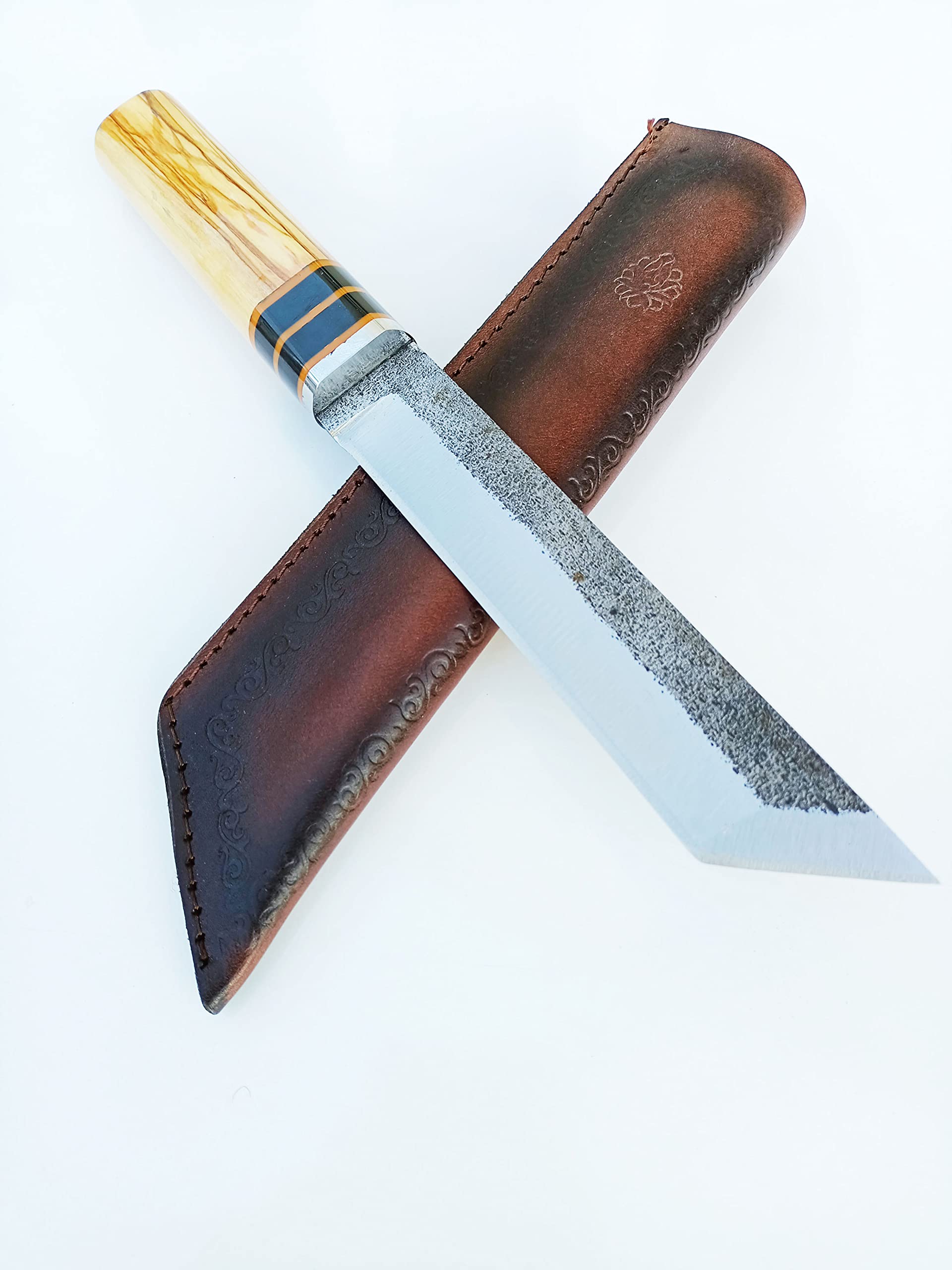 Buy yatagan Forged Steel Tanto - Fixed Blade-Full Tang -Japanese with ...