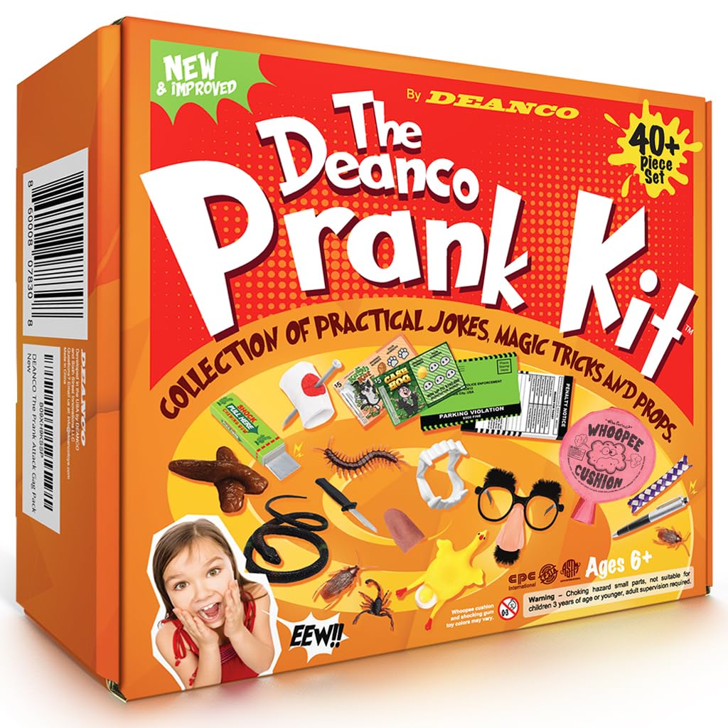 Buy DEANCO Kid The Prank Attack Gag Pack Prank Kit, Box, Pack, Gift ...