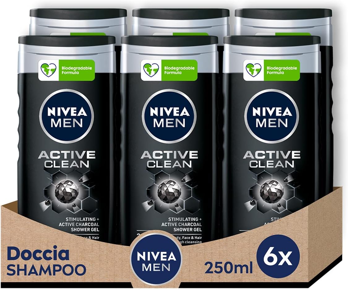 Nivea Men Shampoo, 6 Packs : Amazon.co.uk: Beauty