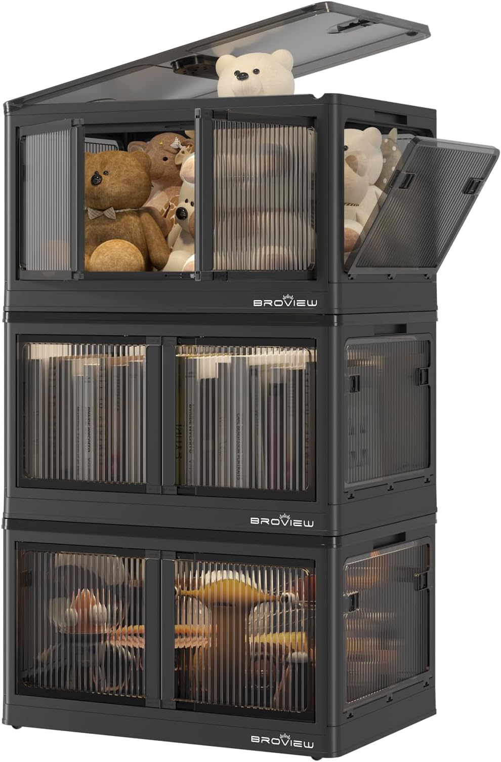 Amazon.com: dbest Products Quik Box - 19 Gallon Stackable Storage Bins ...