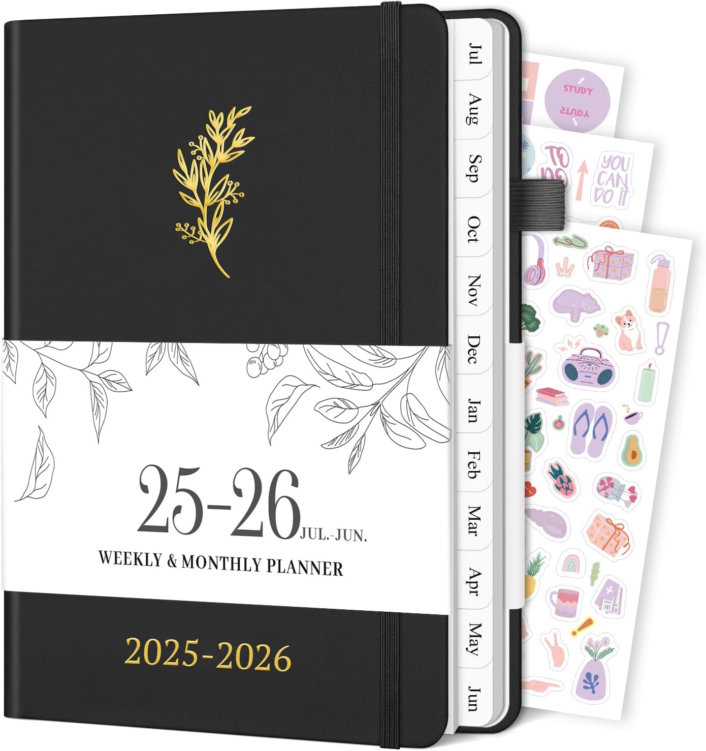 Planner 2025-2026, Weekly and Monthly Planner with Tabs from Jul 2025 ...