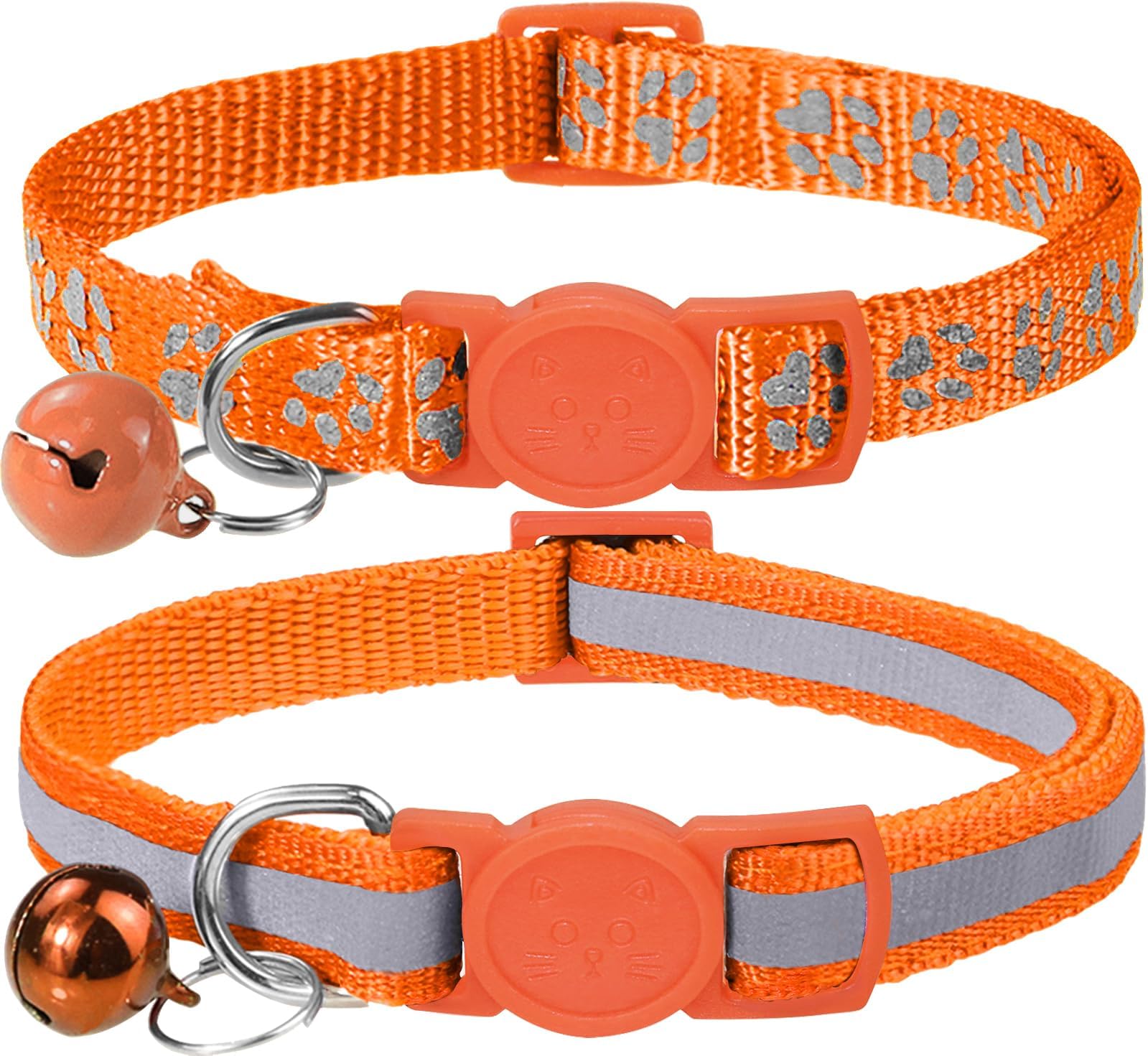 Rogz Catz NightCat Collar, Orange : Amazon.co.uk: Pet Supplies