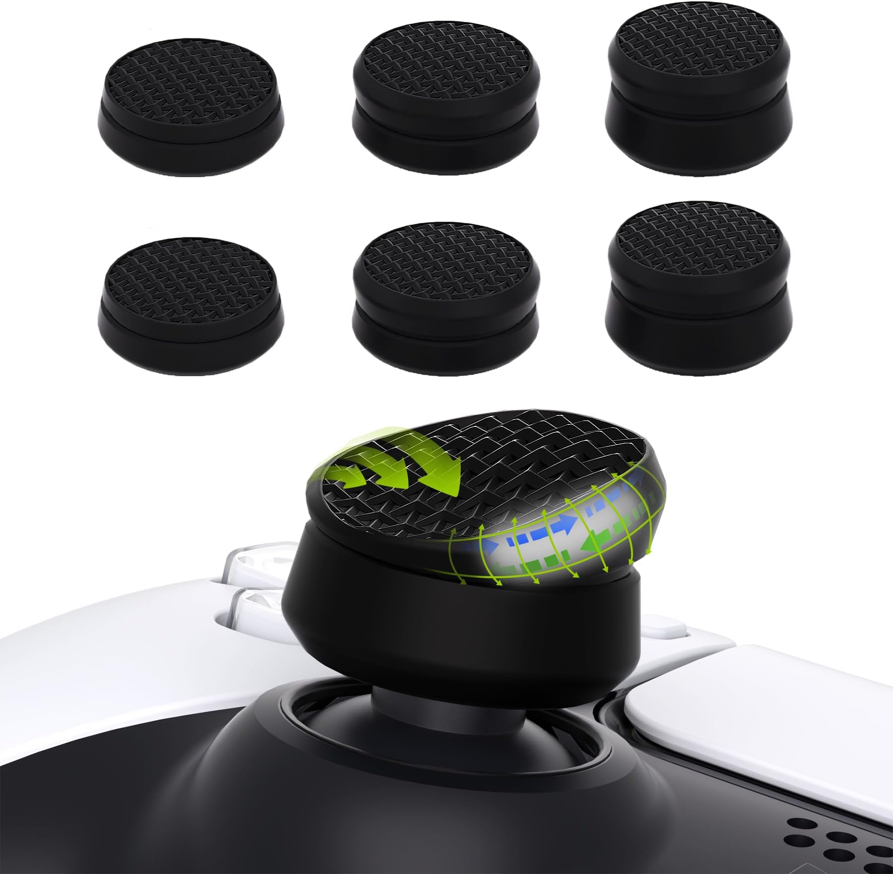 Amazon.com: PlayVital 3 Height Armor Thumbs Cushion Caps Thumb Grips ...