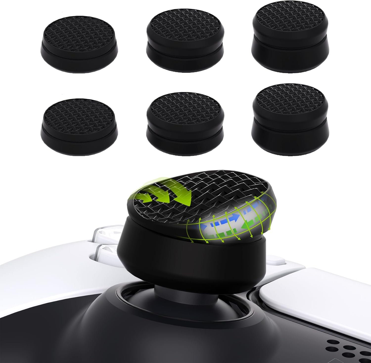 Amazon.com: PlayVital 3 Height Armor Thumbs Cushion Caps Thumb Grips ...