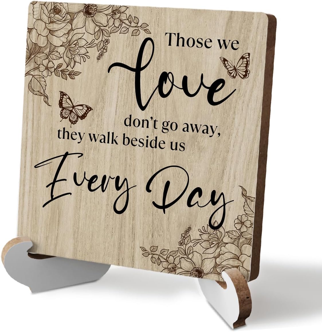 Amazon.com: Memorial Gifts Butterfly Desk Decor Sympathy Gift In Loving ...