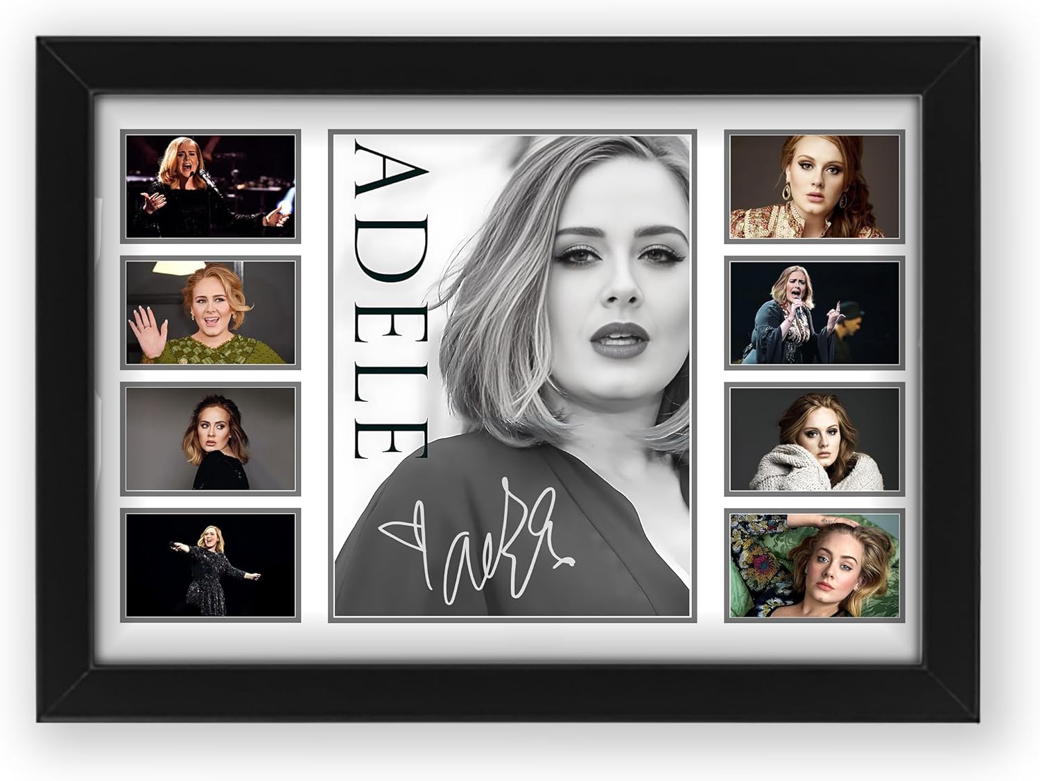 Amazon.de: Adele Signierter Posterdruck, limitierte Auflage, Autogramm ...