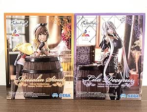 Amazon.co.jp: Set of 2 Liza's Atelier Luminasta Lizarin Staut, Lilla Disaius Figurine : Hobbies