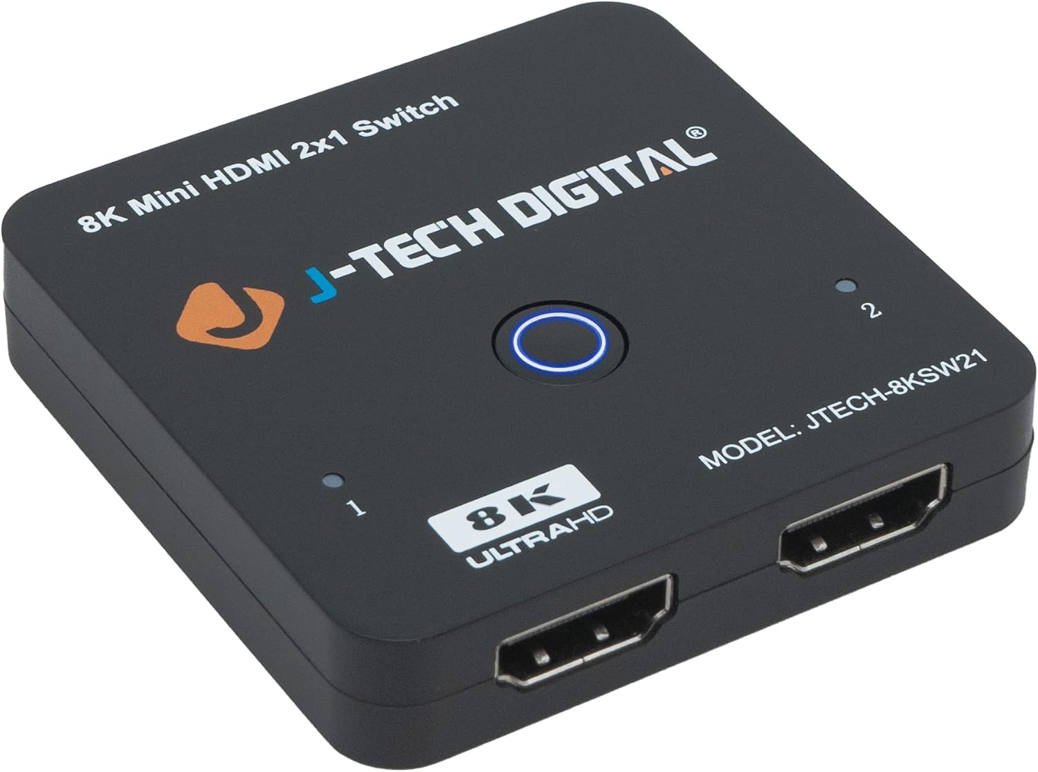 Amazon.com: J-Tech Digital 8K HDMI 2.1 Mini Switch 2 in 1 Out 48Gbps 8K ...