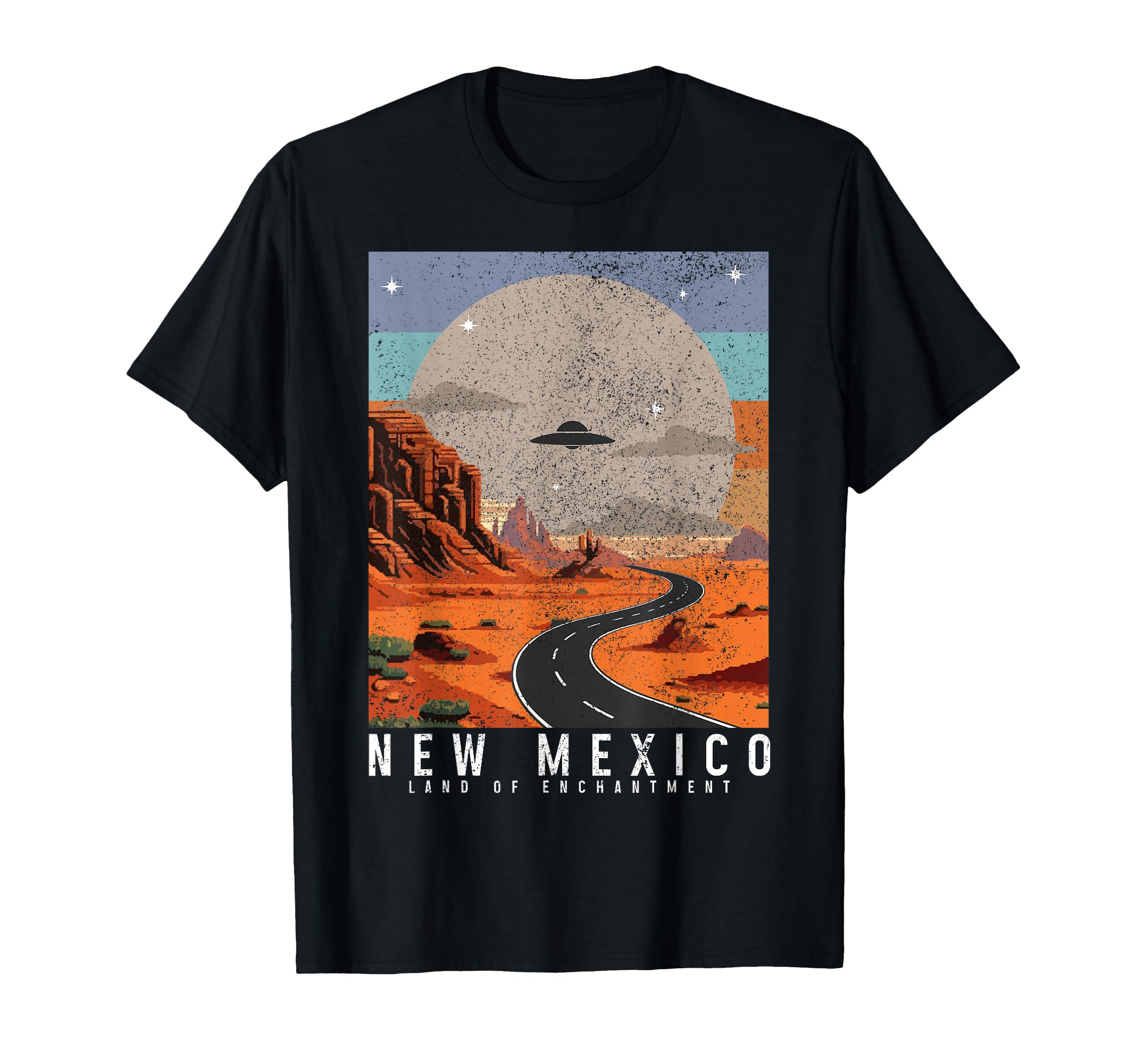 Amazon.com: New Mexico The Pride UFO Vintage Roswell T-Shirt : Clothing ...