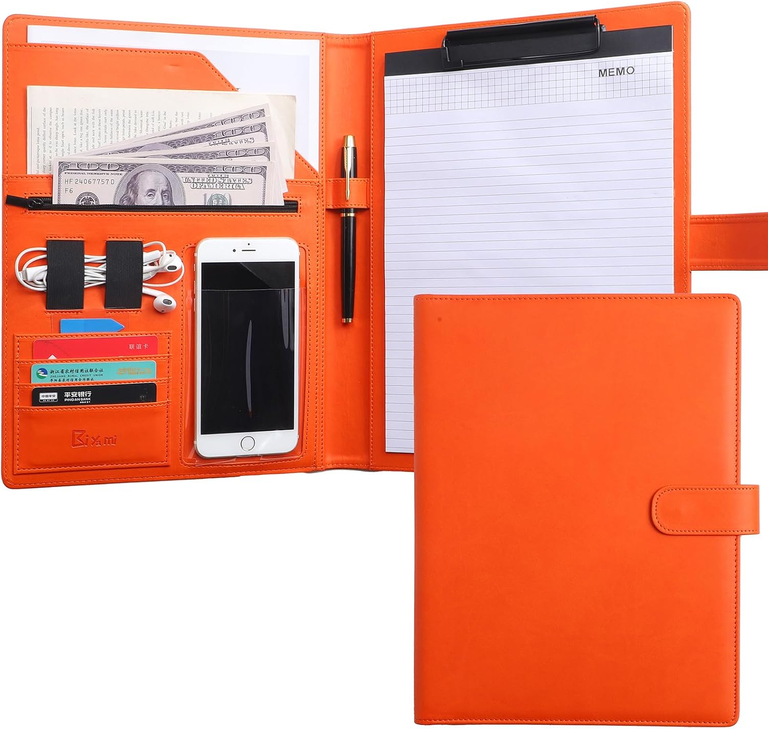 Amazon.com : 12.8 * 9.6 inch Portfolio Case Business Padfolio, Smart ...