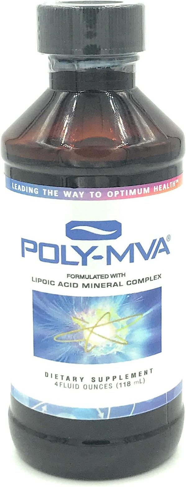 Amazon.com: Poly-MVA Dietary Supplement 8 fl (230 ml) - 236 mls (One Unit) : Health & Household