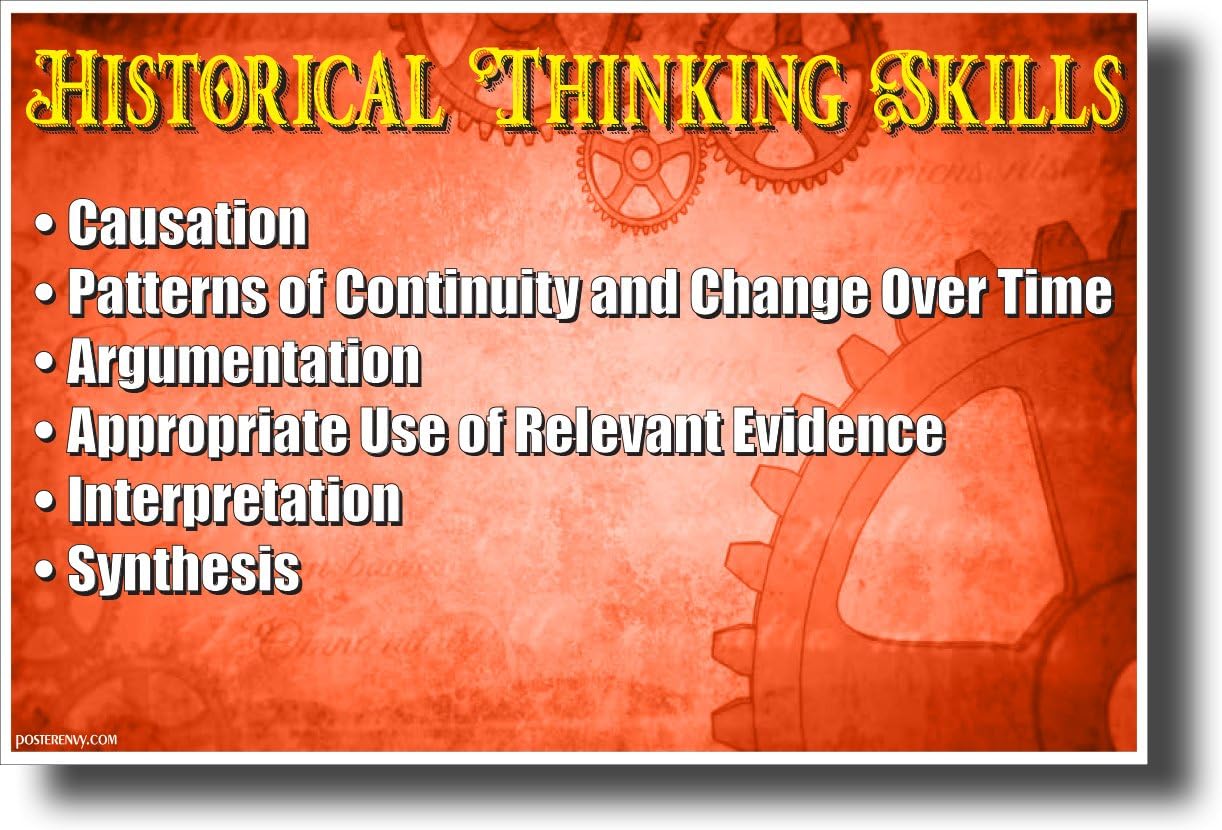 Amazon.com: Historical Thinking Skills - NEW Classroom Social Studies ...