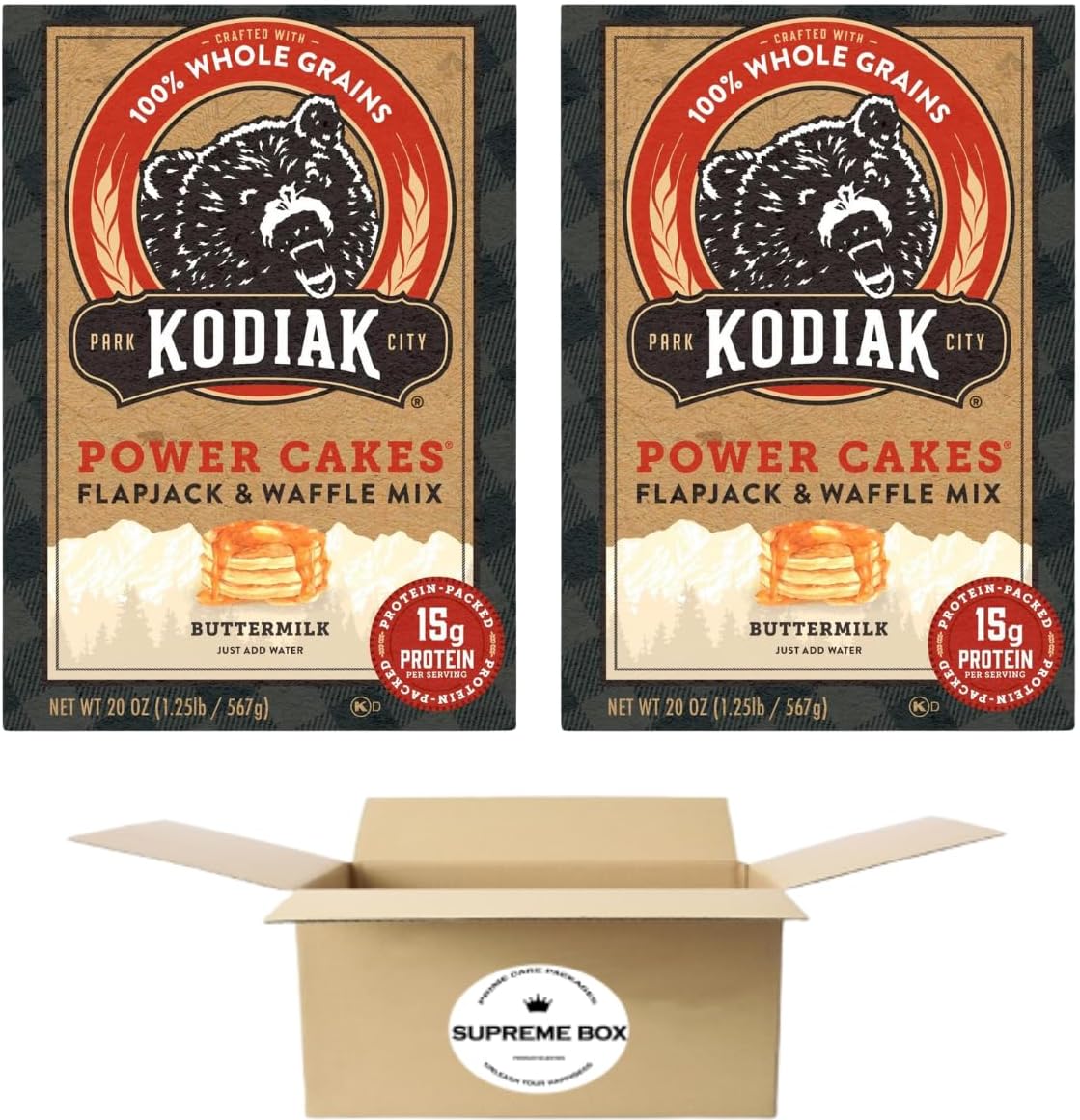 Amazon.com : Baker Mills Kodiak Cakes Flapjack and Waffle Mix ...