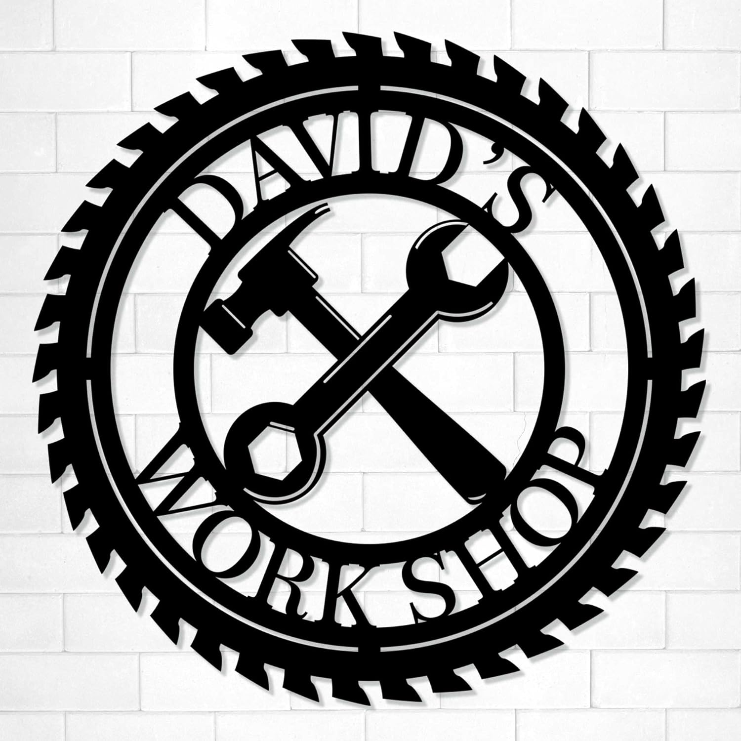 Amazon.com: Custom Work Shop Metal Sign, Custom Monogram Farm Sign ...