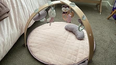 Amazon.com : Ingenuity Cozy Spot Reversible Duvet Activity Gym & Play ...