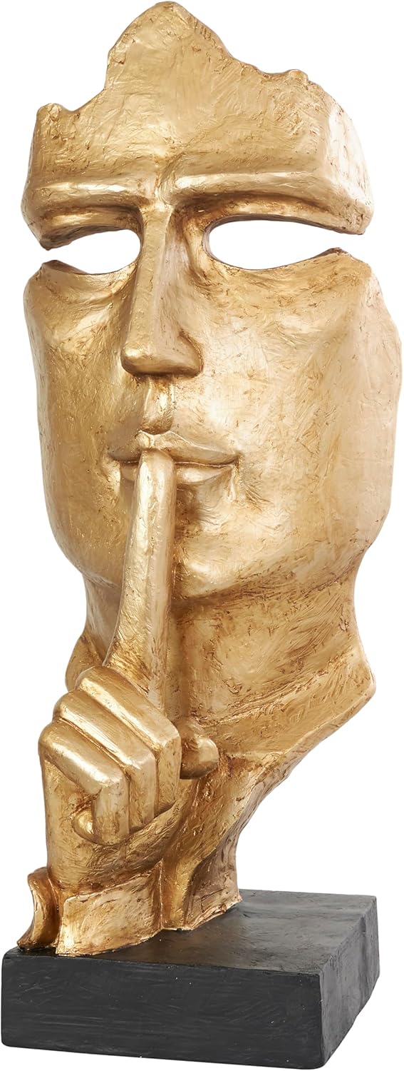 Amazon.com: Deco 79 Polystone People Decorative Sculpture Large Cutout ...