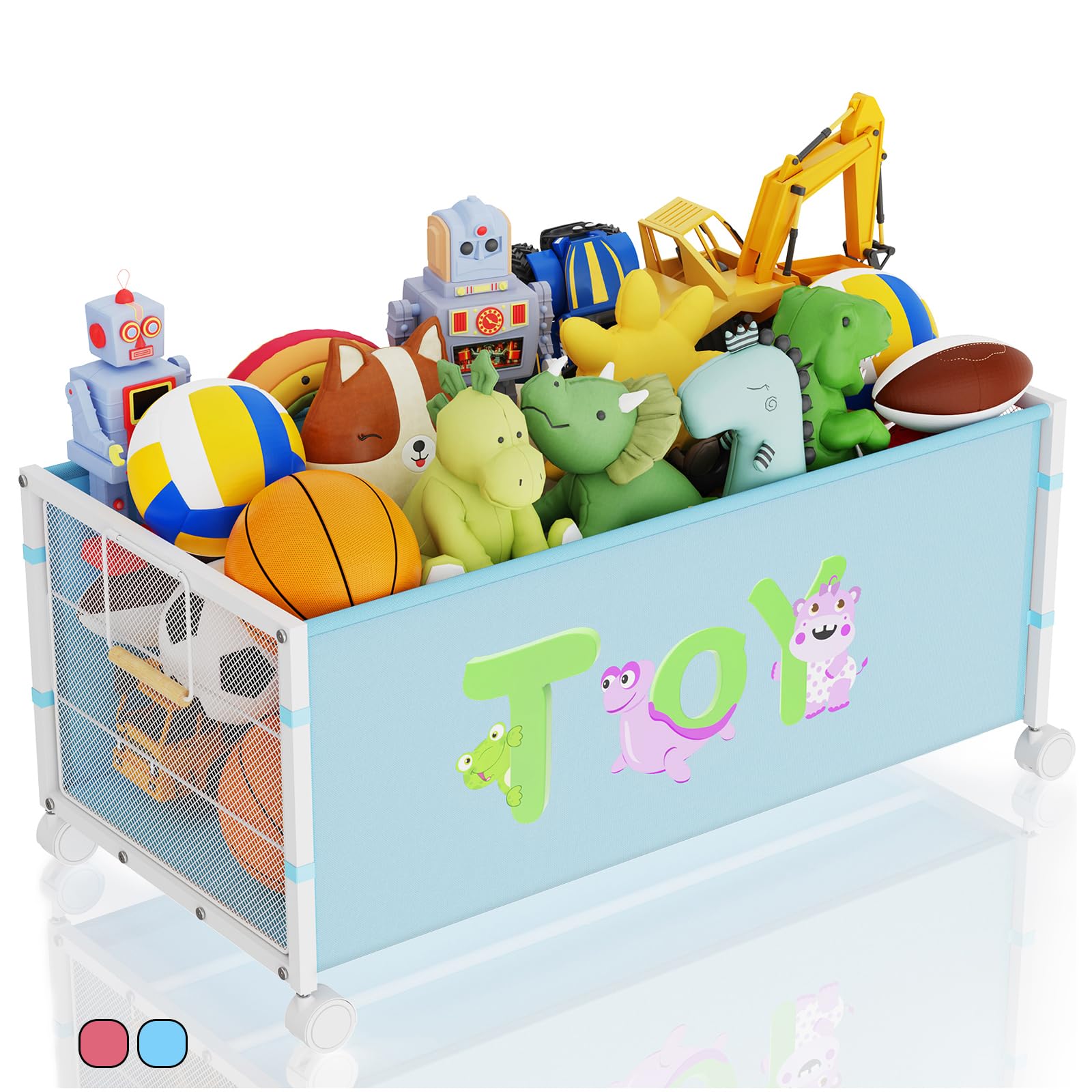 Amazon.com: AIJIAMEIER 120L Kids Big Toy Box for Living Room Area, Toy ...