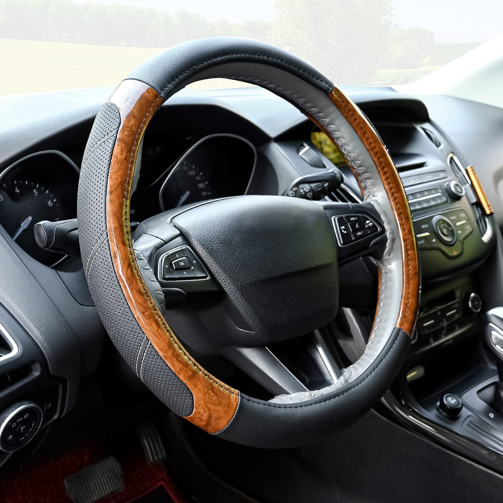Amazon.com: Car Steering Wheel Cover, Steering Wheel Cover for Men and ...