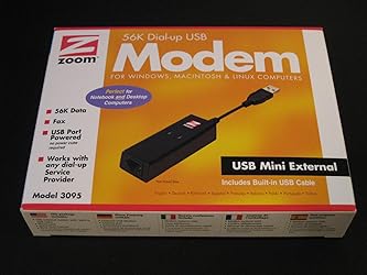 Amazon.com: Zoom Model 3095 USB Modem - 56K V.92 Data + Fax : Electronics