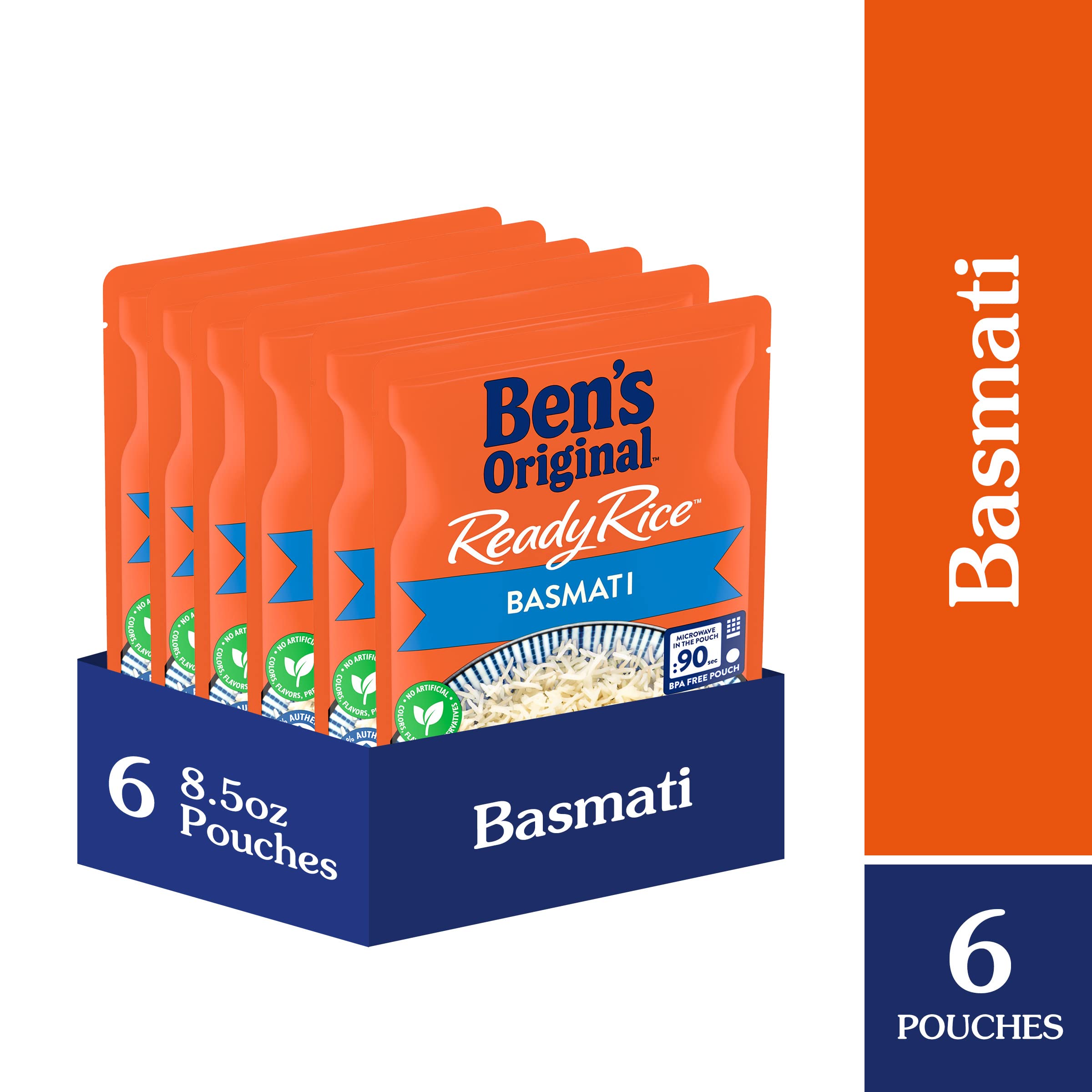 Snapklik.com : BENS ORIGINAL Ready Rice Basmati Rice, Easy Side Dish, 8 ...
