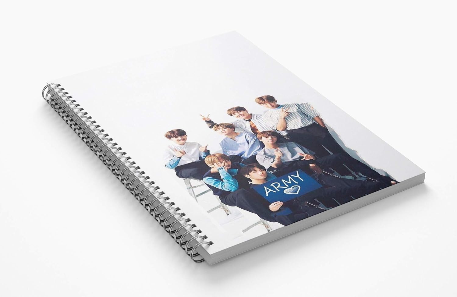 HeartInk BTS Bangtan Boys Theme Fan Art Printed Spiral Bounded Rulled ...