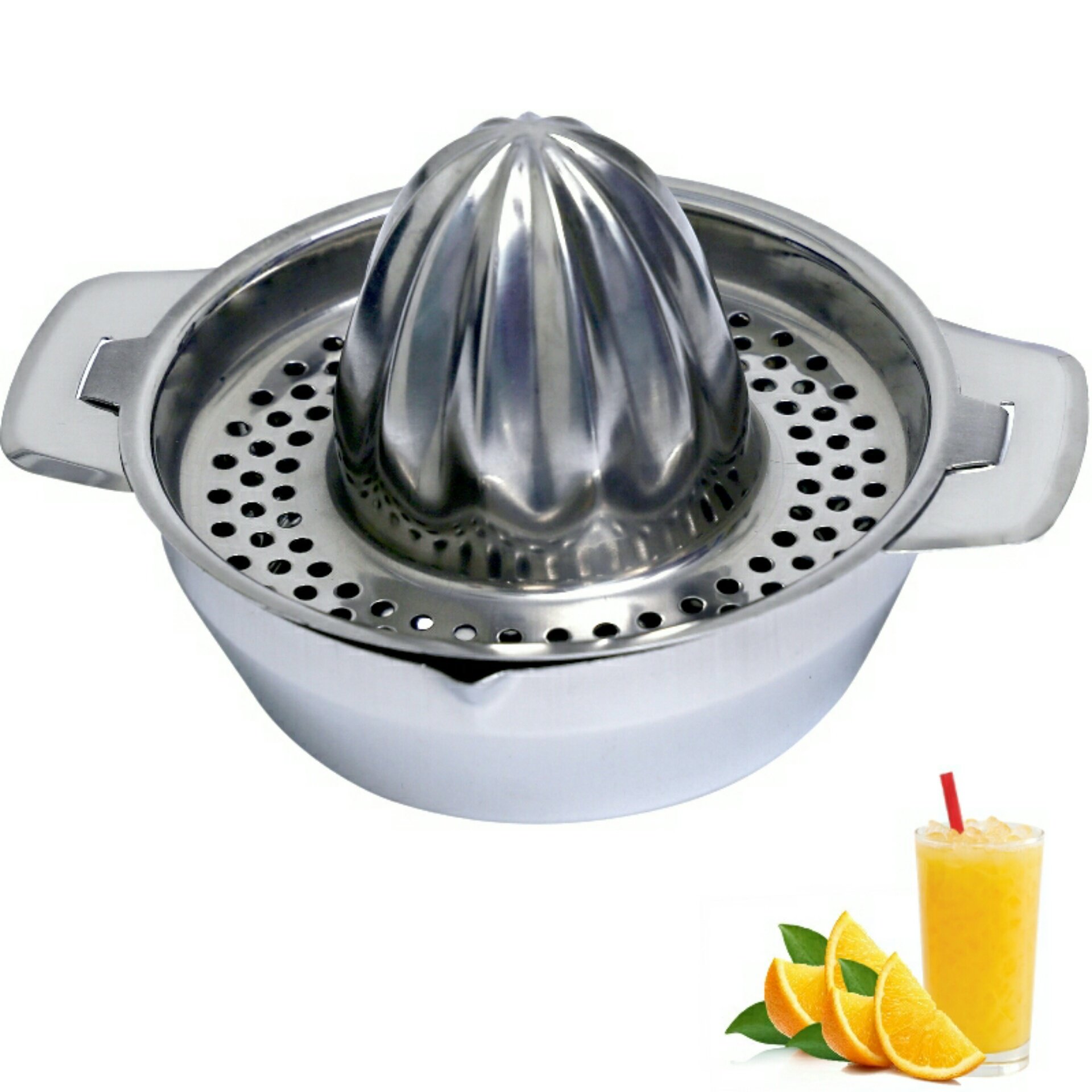 Amazon.com: Lu Cucina Citrus Juicer & Strainer - Stainless Steel - Make ...